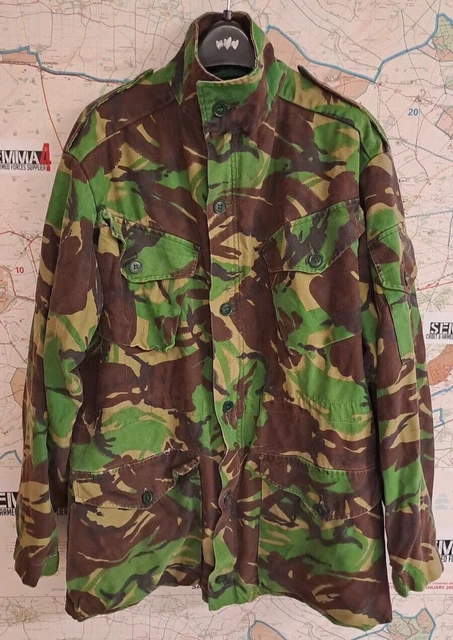 VINTAGE COLD WAR Era British Army Military Dpm Camo Combat Smock Jacket ...