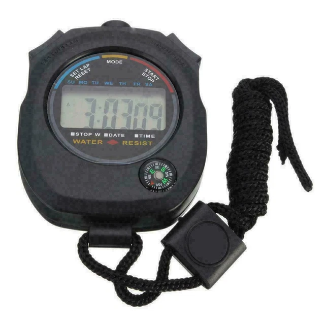 DIGITAL HANDHELD SPORTS Stopwatch Stop Watch Timer UK Counter Alarm ... DIGITAL HANDHELD SPORTS Stopwatch Stop Watch Timer UK Counter Alarm ...
