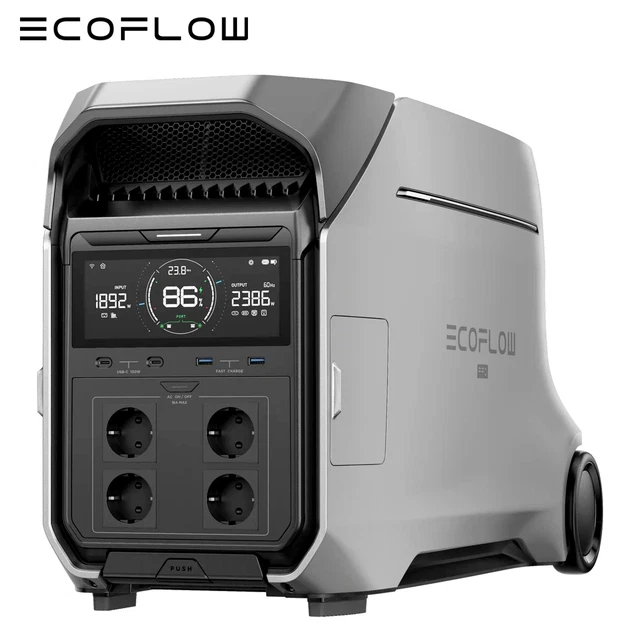 ECOFLOW REFURBISHED DELTA PRO 3 Powerstation 4kWh Balkonkraftwerke ...