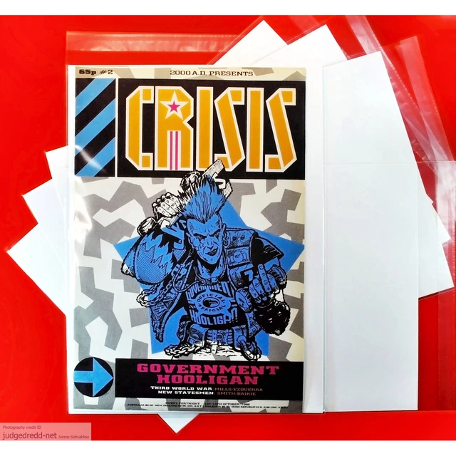 2000AD PRESENTS CRISIS # 2 2nd Issue 1st Print UK Comic 1 10 88 1988 ...