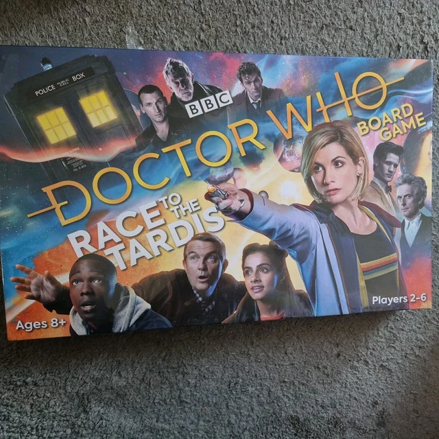 DOCTOR WHO, RACE TO THE TARDIS board game. By Heathside Trading 2018 ...