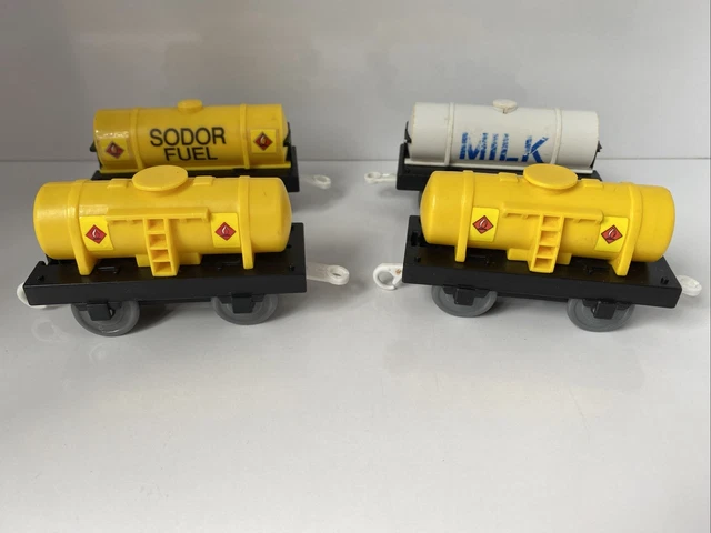 TOMY TRACKMASTER THOMAS the tank engine Fuel Trucks Job Lot Of 4 £8.50 ...