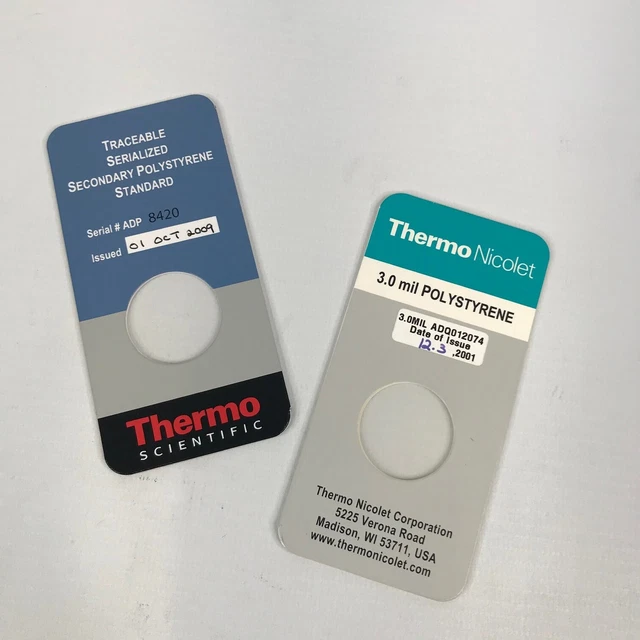 POLYSTYRENE FTIR SPECTROMETER Standard Calibration Reference Material ...