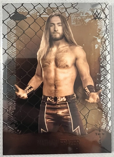 TOPPS CHROME WWE x Cactus Jack 2025 #AOK-35 Nathan Frazer Astro Knights ...