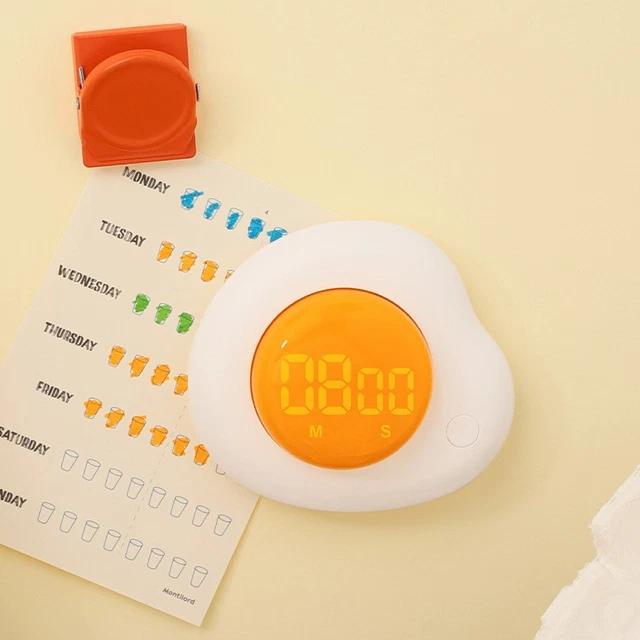 MAGNETIC SOFT EGG Timer with Countdown and Silent Mode for Accurate ...