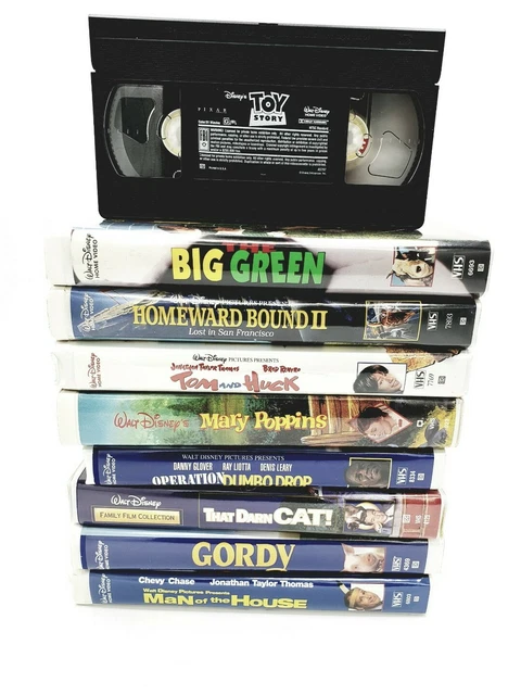 LOT WALT DISNEY VHS Home video Collection Clamshell Family Children ...