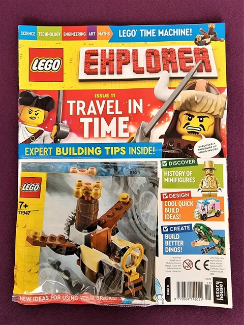 LEGO EXPLORER CREATOR Time Machine Magazine Issue 11 Steam Punk Rare ...