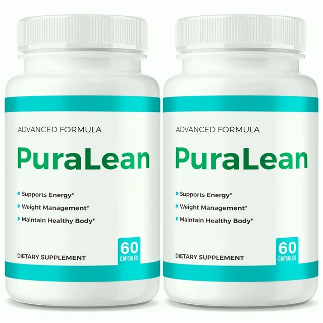 (2 PACK) PURALEAN Capsules for Weight loss, Pura Lean Fat-Burning ...