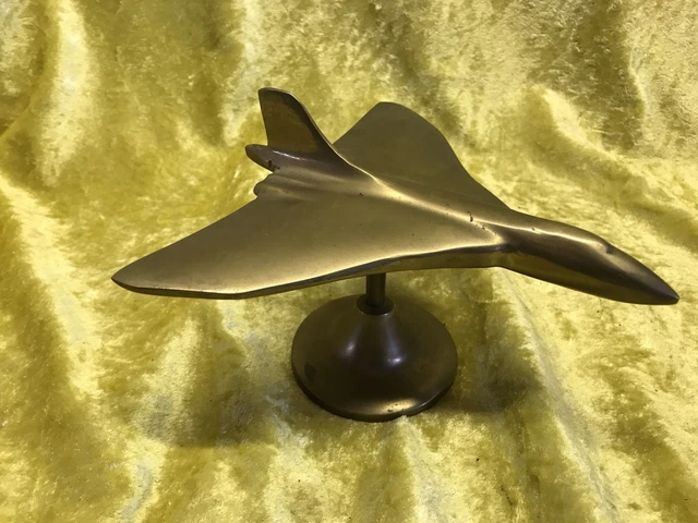 BRASS AVRO VULCAN BOMBER Desktop Model £45.00 - PicClick UK