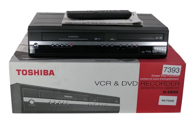 TOSHIBA D-VR50 | VHS/DVD Combi Recorder | Missing foam | PAL & SECAM ...