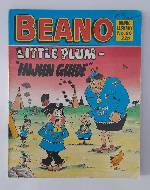 BEANO COMIC LIBRARY No 80 Little Plum- "Injun Guide" 1984 EUR 4,70 ...
