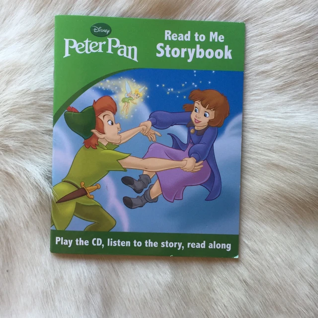 PETER PAN MOVIE Book READ TO ME STORYBOOK Disney Peter Pan CD Read ...