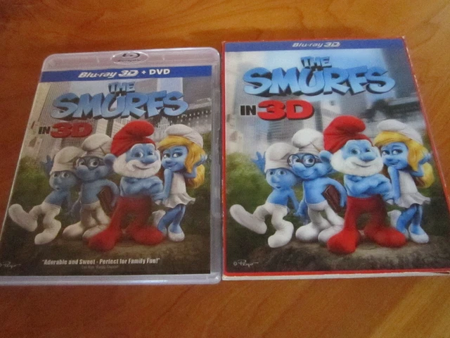 DVD BLU-RAY 3D The Smurfs Lenticular Cover Like New Great ***** EUR 6 ...