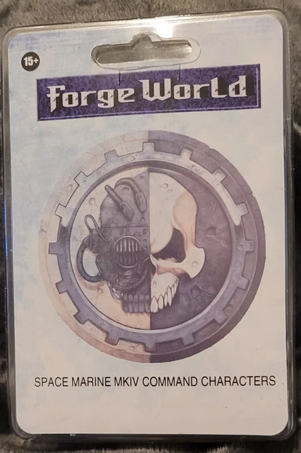 FORGE WORLD SPACE Marine MK1V Command Characters £70.00 - PicClick UK