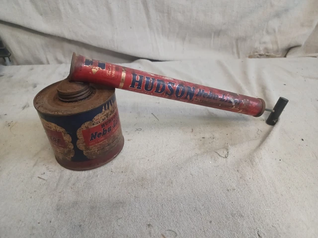 VINTAGE, HUDSON, HAND Pump, Bug Sprayer/Duster, Insecticide, Metal ...