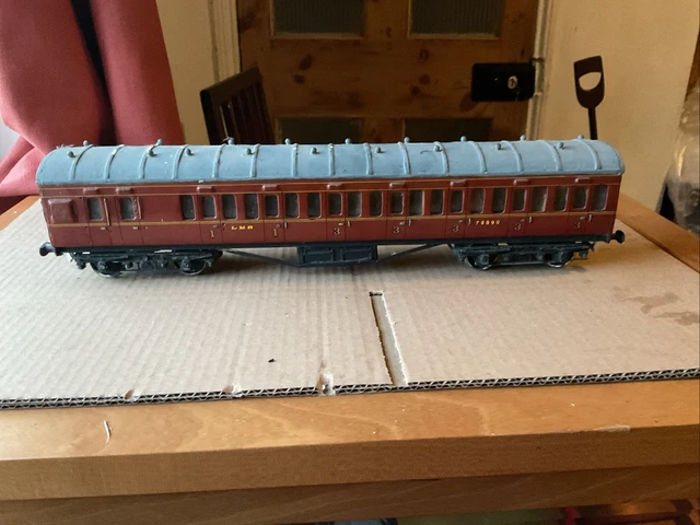 EXLEY O GAUGE LMS MAROON SUBURBAN COMPOSITE BRAKE COACH 76988- Push ...