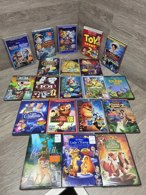 LOT 20 ORIGINAL Walt Disney Children's Classic NEW Factory Sealed DVD's ...