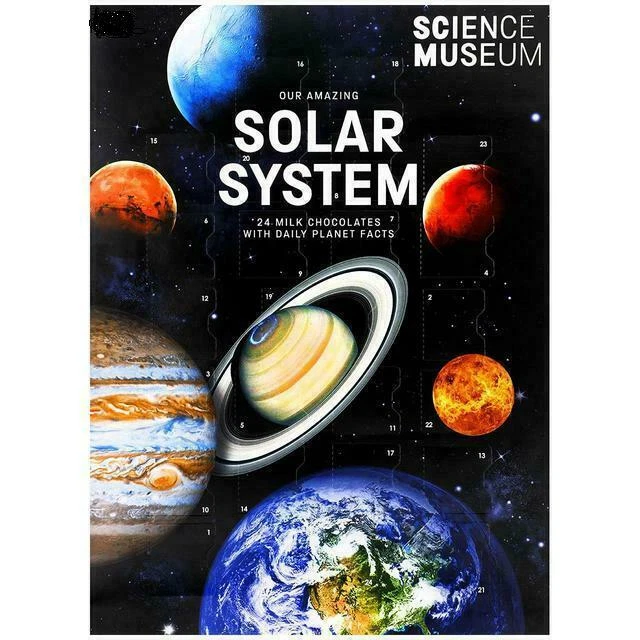 OUTER SPACE CHOCOLATE Advent Calendar solar system planets science ...