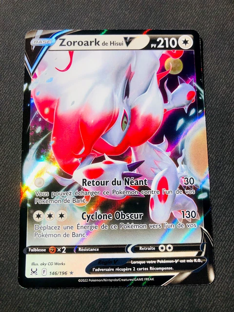 CARTE POKÉMON ZOROARK De Hisui V 146/196 Eb11 Origine Perdue Neuf EUR 4,99 - PicClick FR