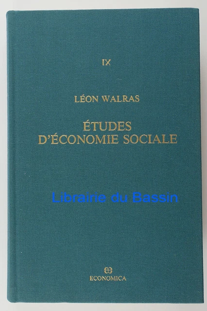 ETUDES D'ÉCONOMIE SOCIALE Théorie répartition de la richesse sociale ...
