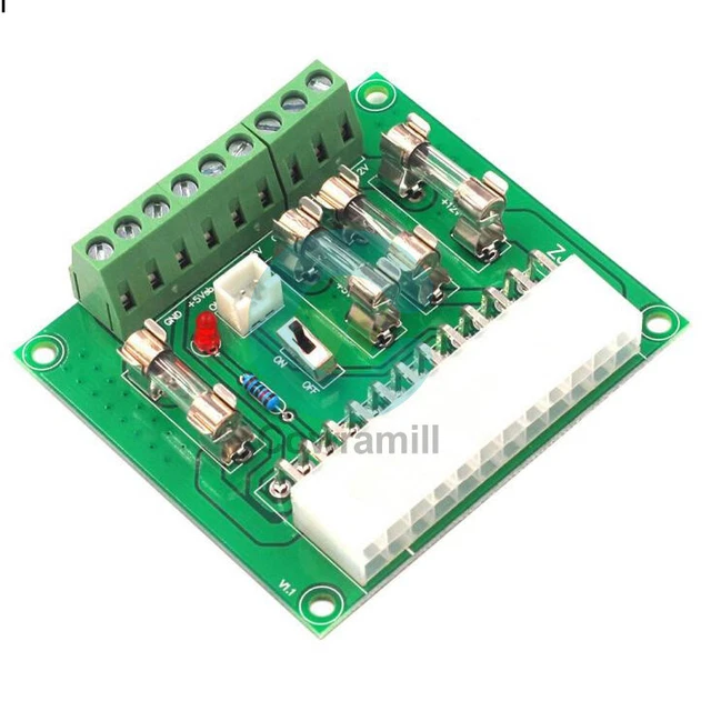 PC POWER SUPPLY Take Off Module ATX Power Transfer Board For Desktop ...