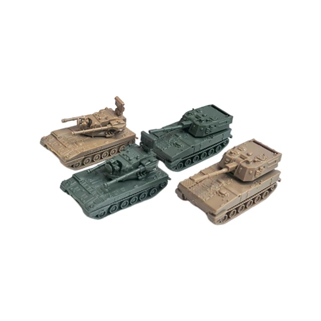 4PCS 1/144 SCALE Tank Craft Tracked Crawler Chariot for Gift Adults ...