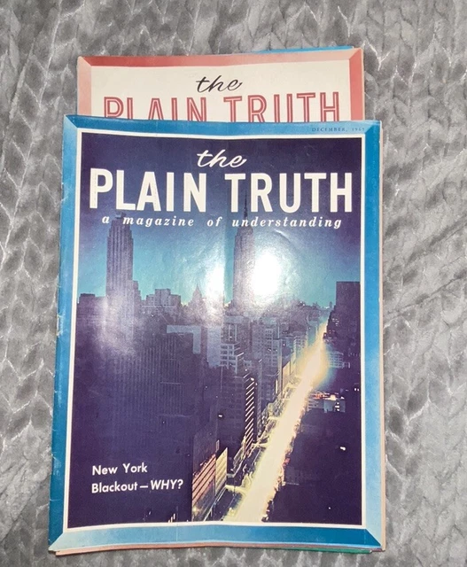 THE PLAIN TRUTH MAGAZINE LOT Of 23 Magazines Year 1965 £38.90 - PicClick UK
