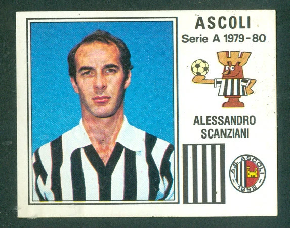 FIGURINA CALCIATORI PANINI 1979-80 Scanziani Ascoli! N.9! Nuova con Velina! EUR 1,00 - PicClick IT