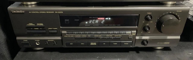 TECHNICS AMPLIFIER AV Control Stereo Receiver SA-GX370 (Working) £26.00 ...