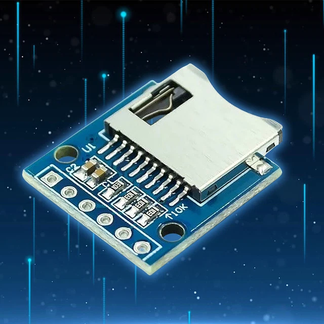 Micro Sd Tf Card Memory Shield Module Storage Expansion Board 6 Pins