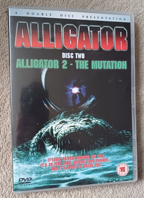 ALLIGATOR / ALLIGATOR 2 THE MUTATION horror films region 2 uk DVD ...