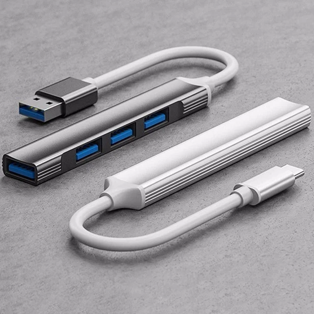 LAPTOP PC HIGH Speed Data Transfer Type-C Splitter 4 Ports Expander Usb ...