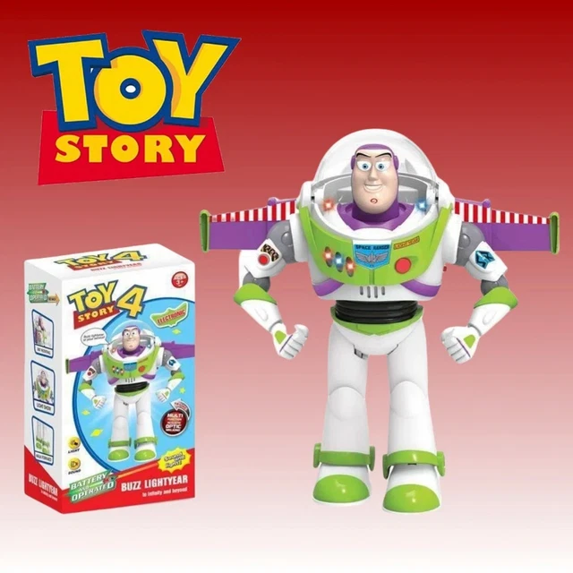 DISNEY PIXAR TOY Story Interactive Buzz Lightyear Action Figure Working ...