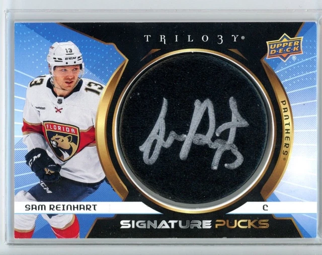 2023-24 UPPER DECK Trilogy Sam Reinhart Pucks AUTO autographe EUR 1,15 ...