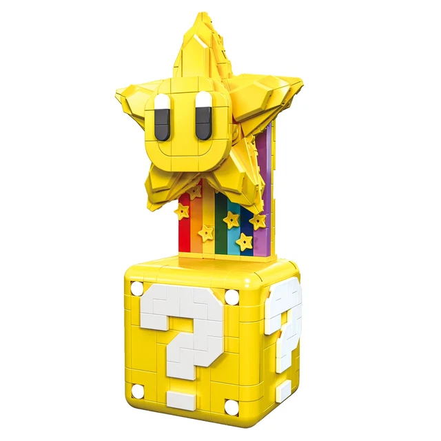 SUPER MARIO BROS Building Blocks Yoshi Luigi Star Assembly Question ...