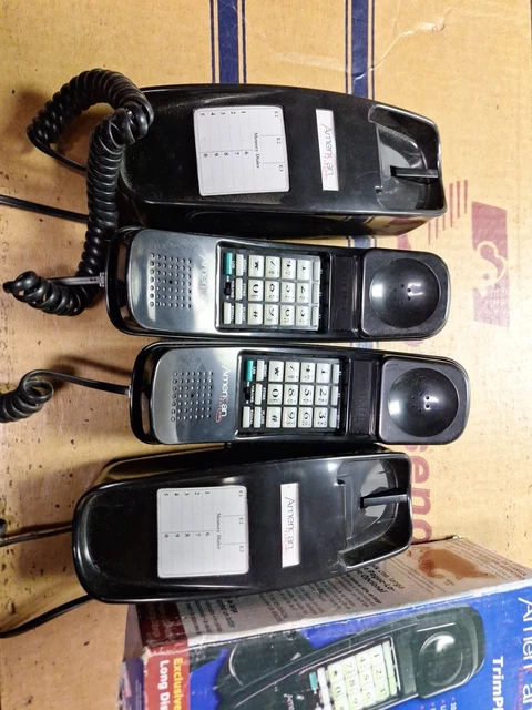 VINTAGE 1980’S AT&T Trim line Touch Tone Phone 3pc £31.96 - PicClick UK