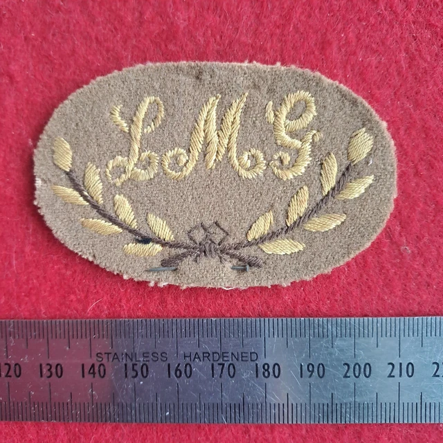 WW2 SOUTH AFRICAN British Army Light Machine Gunner LMG Trade Badge ...