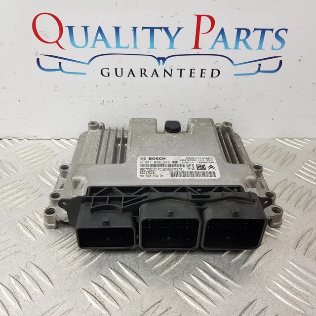 PEUGEOT 2008 MK1 A94 1.6 Diesel Engine Control Unit Ecu 2013 9808016480 ...