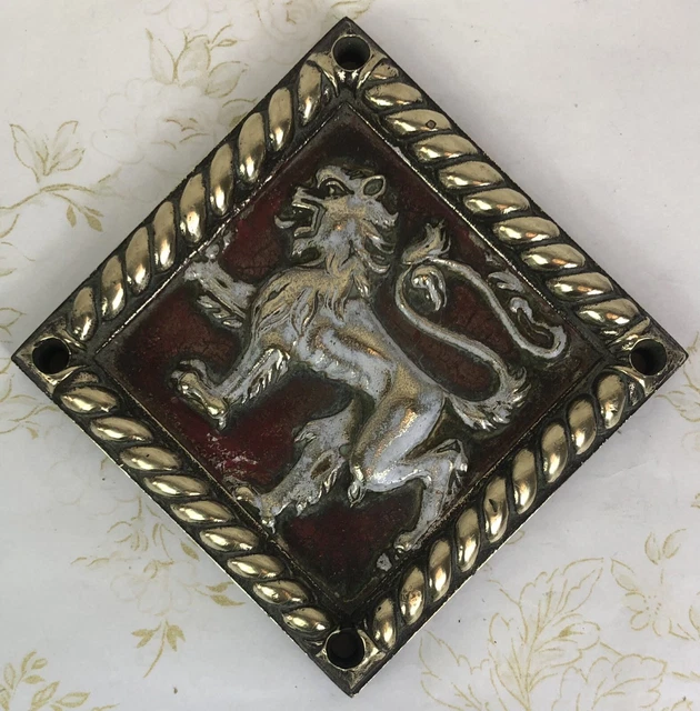 VINTAGE HMS ALRESFORD Boat Badge, Tampion Crest, Royal Navy WW1, WW2 ...