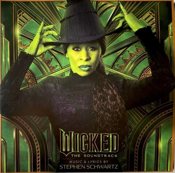 WICKED THE SOUNDTRACK Elphaba Vinyl 2LP Cynthia Erivo Marbled Green ...
