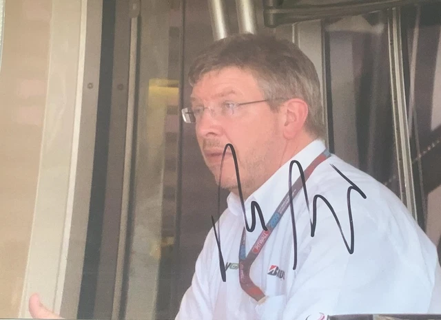 AUTOGRAPHE, PHOTO DÉDICACÉE. BRAWN Ross. Grand Prix Monaco 2009. EUR 15 ...