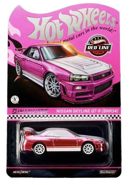 METALLIC PINK NISSAN Skyline GTR R34 RLC Hot Wheels Car £84.99 ...