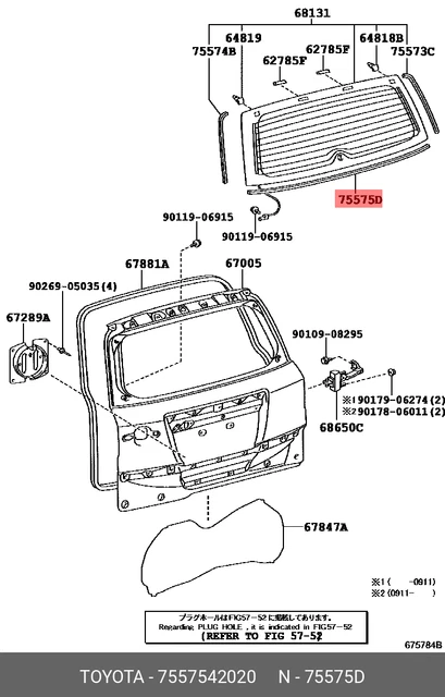 Genuine Toyota Window Molding FOR SALE! - PicClick UK