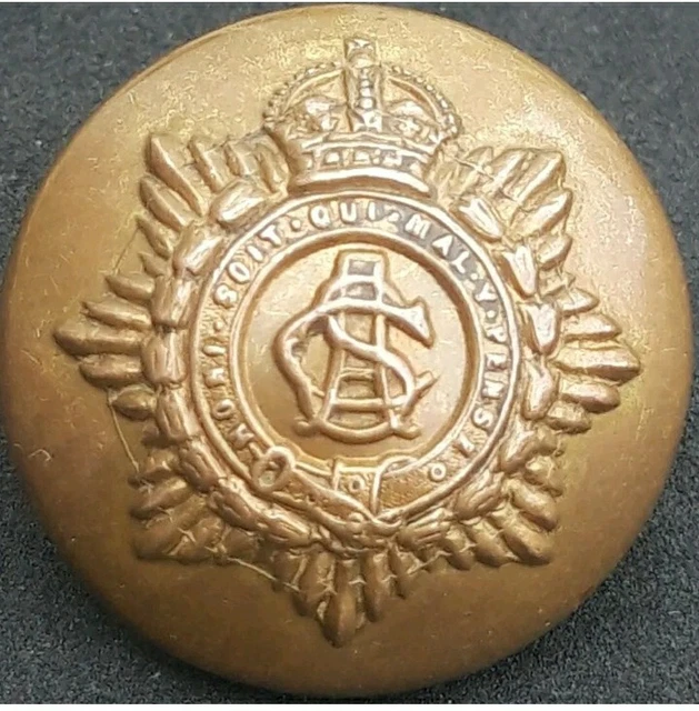 WWI ARMY SERVICE Corps 25mm Officers Military Button By Jennens £9.99 ...