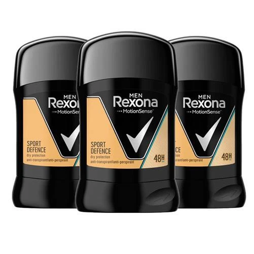 Rexona Men Sport Defence Antiperspirant Deodorant Stick Fresh Scent Pack Of 3 Eur 2757