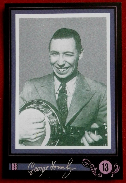 GEORGE FORMBY - Card #13 - Classic Uke Publicity Shot - Prism Leisure ...