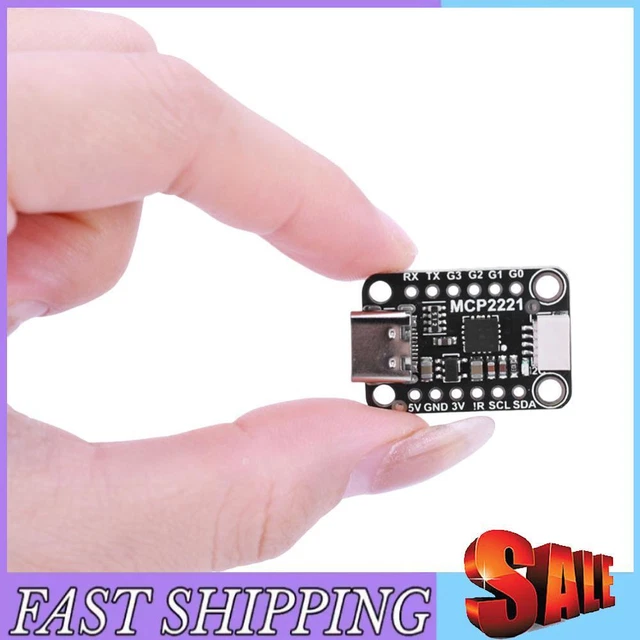 MCP2221A USB TO GPIO Converter ADC I2C Useful for Adafruit Stemma QT/Qwiic £9.82 - PicClick UK