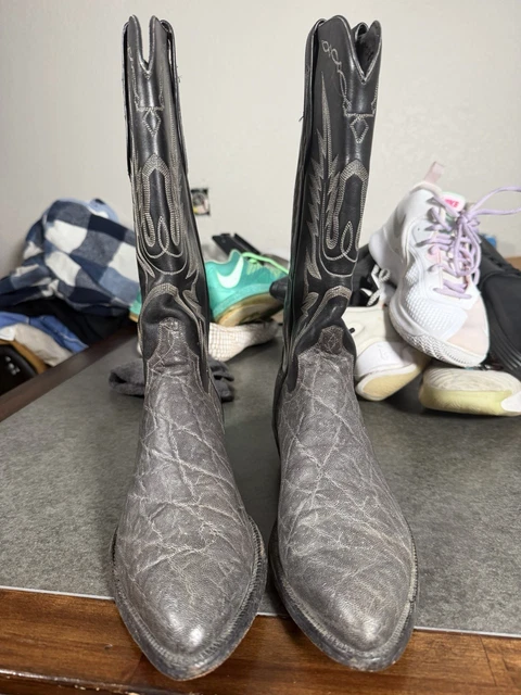 J.B. HILL TEXAS Custom Leather Cowboy Boots Men’s 9.5D Alcala’s Chicago ...