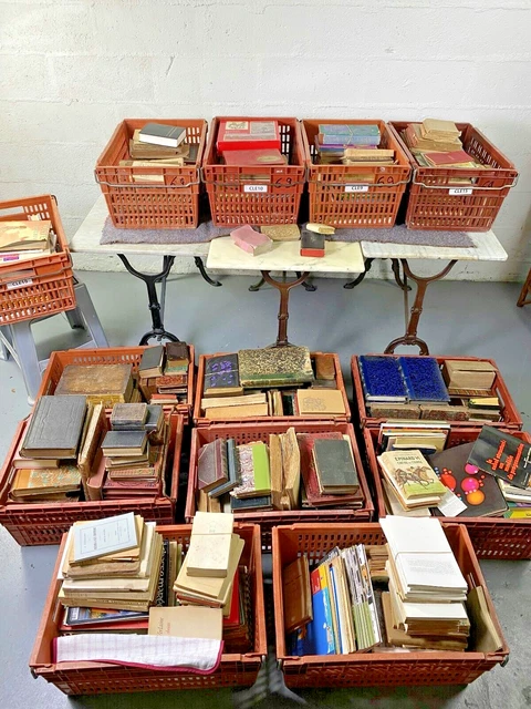 LOT DE LIVRES Anciens 300kg Reliure XIX ème EUR 199,00 - PicClick FR