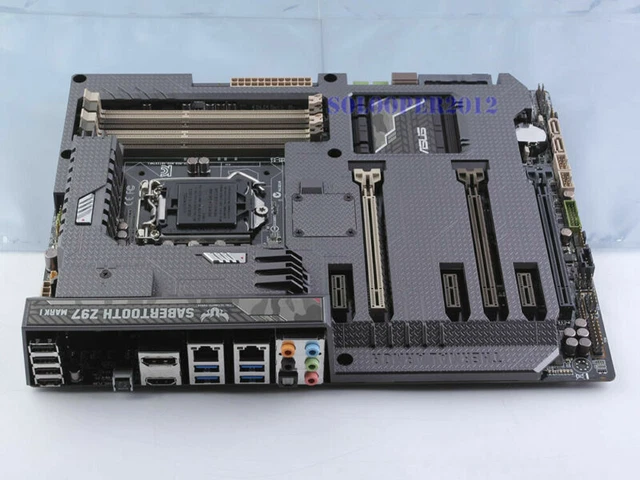 ASUS SABERTOOTH Z97 MARK1 Socket 1150 Motherboard Intel Z97 DDR3 ATX ...